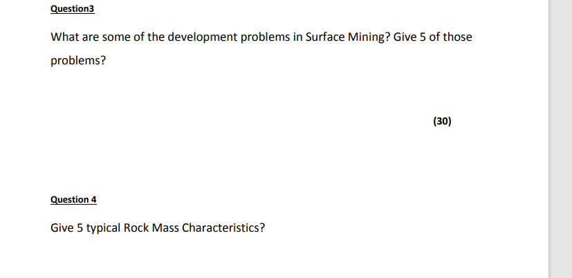 Solved Question3 What are some of the development problems | Chegg.com