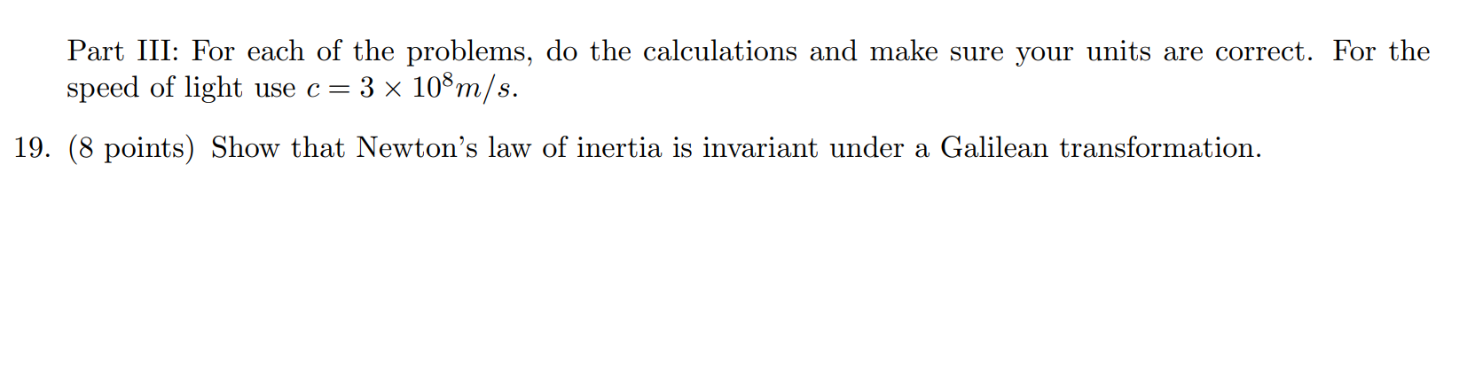 Solved Part III: For each of the problems, do the | Chegg.com