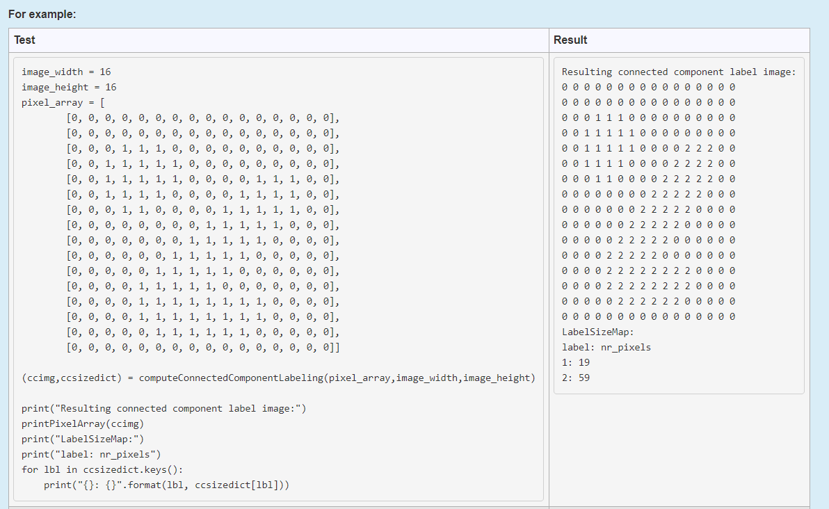 Solved Given is a binary 8 bit input image in the form of a | Chegg.com