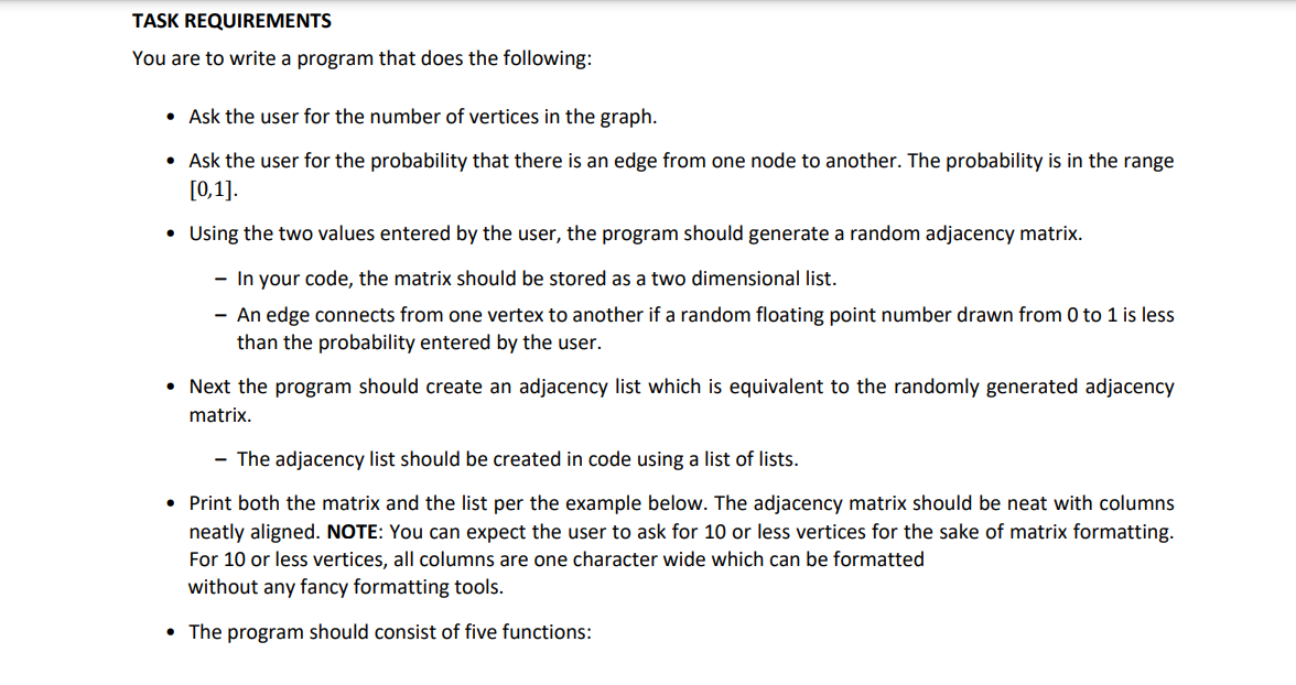 Solved Hello, I need this program done in python. I have | Chegg.com