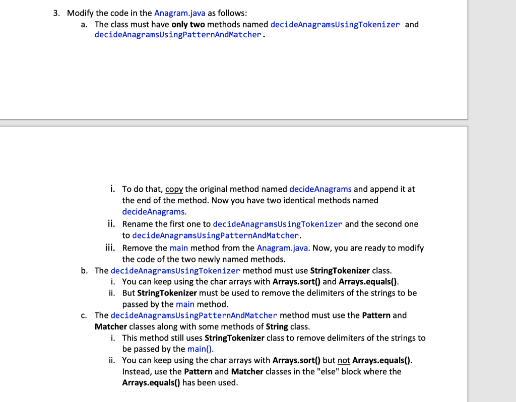Solved Problem #3 (15 points): StringTokenizer and regular | Chegg.com