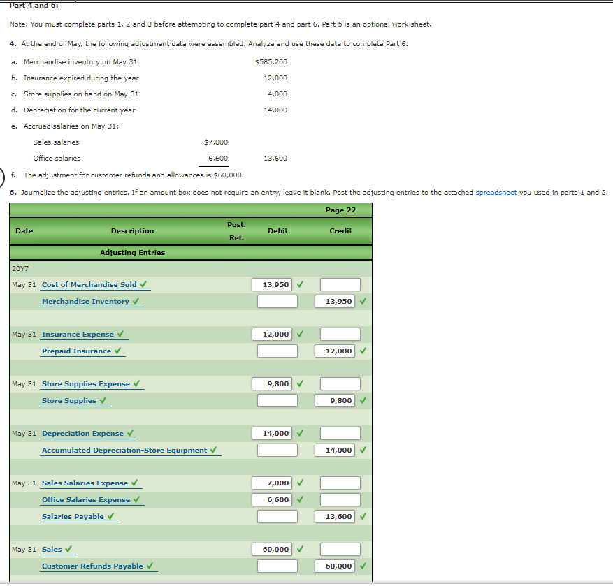 Solved Comprehensive Problem 2 Part 3: NOTE: You must | Chegg.com