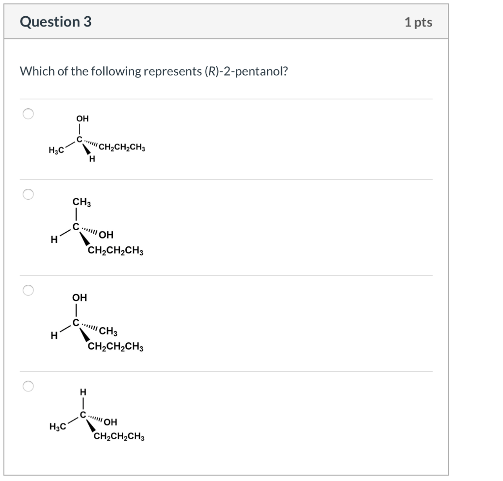 Solved Question 3 1 pts Which of the following represents | Chegg.com