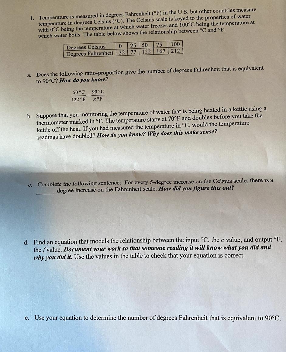 Solved Name: Applications of Linear Functions THE BORN LOSER | Chegg.com
