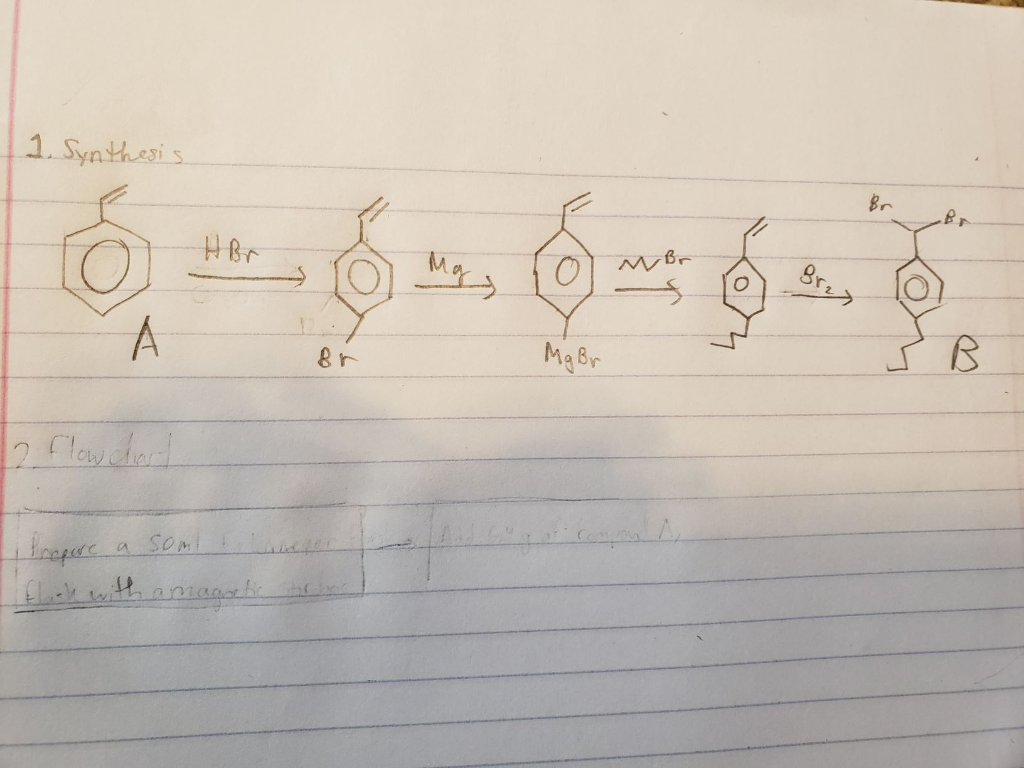 Problem 1: Using any technique and chemical | Chegg.com