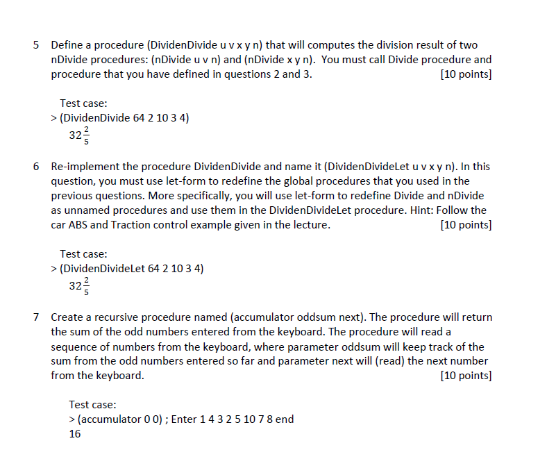 Solved In This Assignment You Will Be Learning Scheme