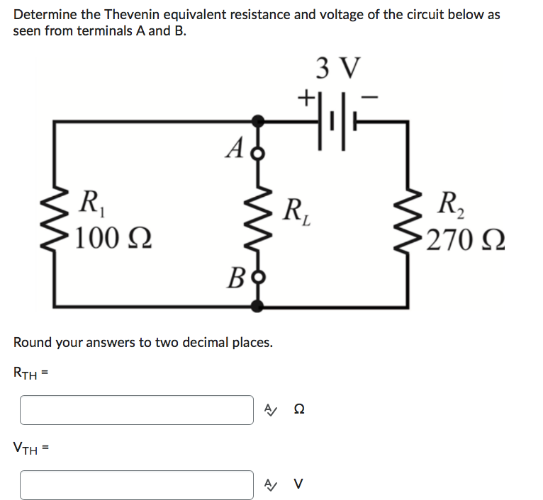 Solved Determine the Thevenin equivalent resistance and | Chegg.com