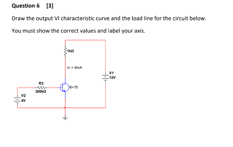 Solved Draw the output VI characteristic curve and the load | Chegg.com