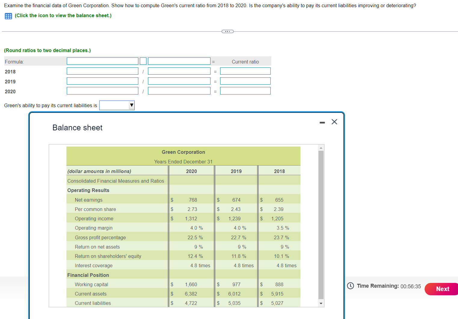 Solved (Click the icon to view the balance sheet.) Balance | Chegg.com