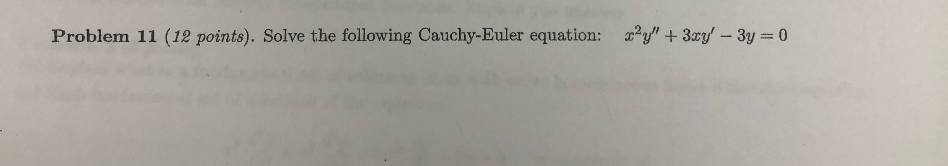 Solved Problem 11 (12 points). Solve the following | Chegg.com