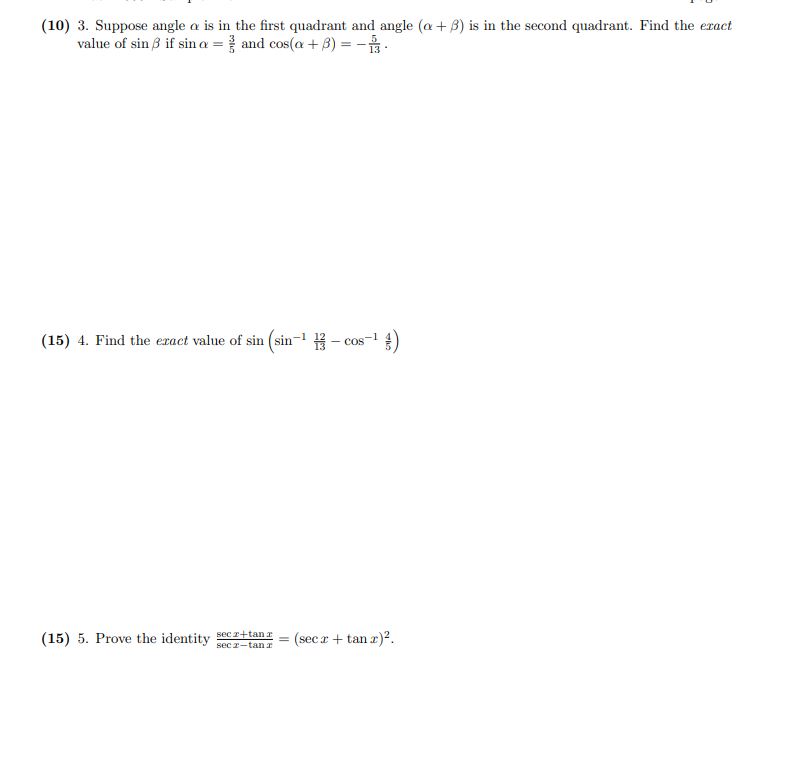Solved These are practice problems for a test I'm studying | Chegg.com
