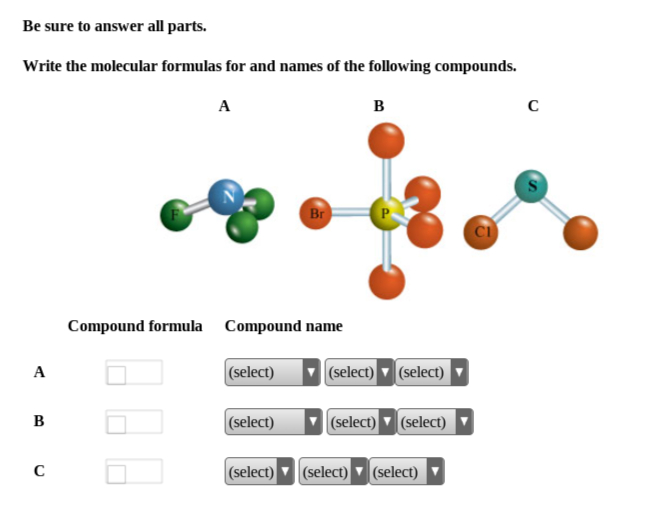 Solved Be sure to answer all parts.Write the molecular | Chegg.com