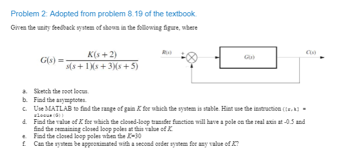 Solved Problem 2: Adopted from problem 8. 19 of the | Chegg.com