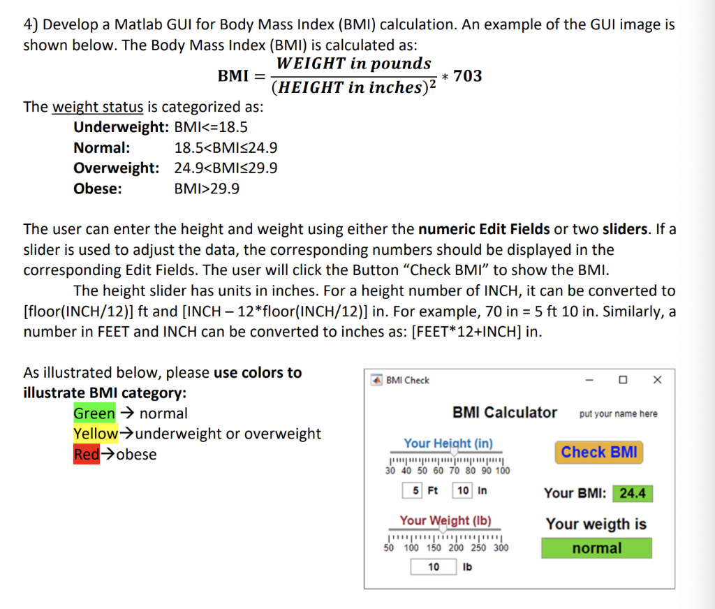 Solved PLEASE USE MATLAB APP DESIGNER AND TAKE SCREENSHOTS | Chegg.com