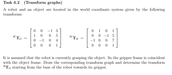 Solved A robot and an object are located in the world | Chegg.com