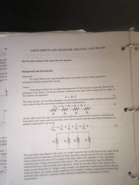 Solved Theory: The “Theory” section of your lab report | Chegg.com