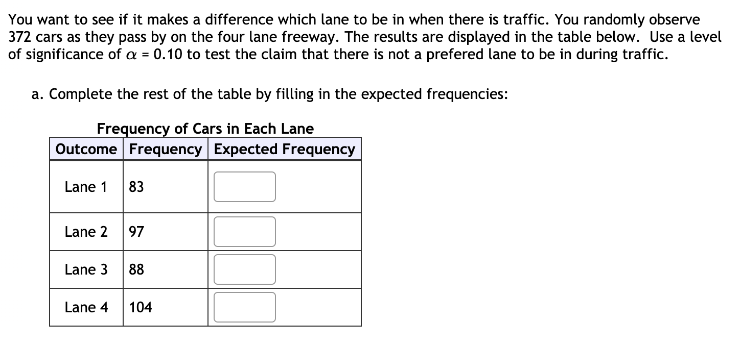 Solved The degrees of freedom = The test-statistic for | Chegg.com