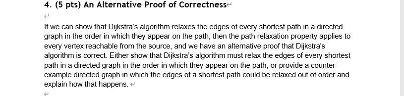 Solved 4. (5 pts) An Alternative Proof of Correctness If we | Chegg.com