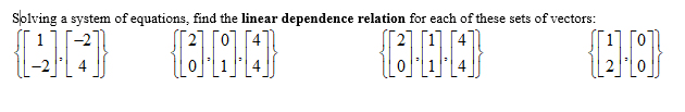 Solved solving a system of equations, find the linear | Chegg.com