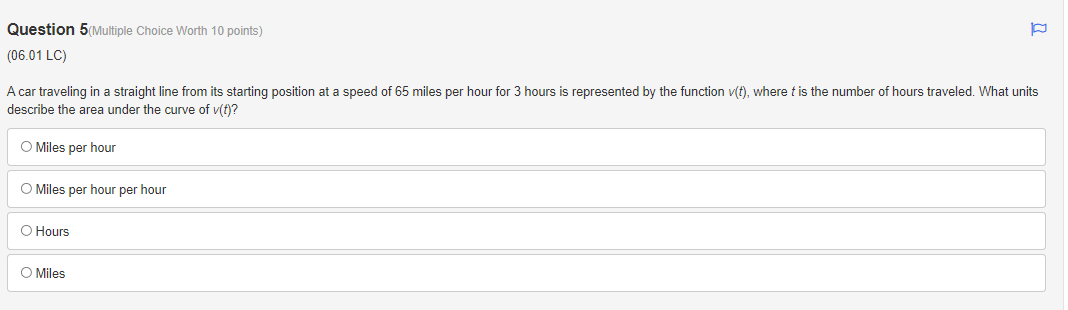 Solved Question 5(Multiple Choice Worth 10 points) (06.01 | Chegg.com