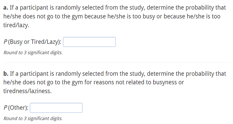 Solved #4 ﻿Question 4: In a survey that asked 69 ﻿people to | Chegg.com