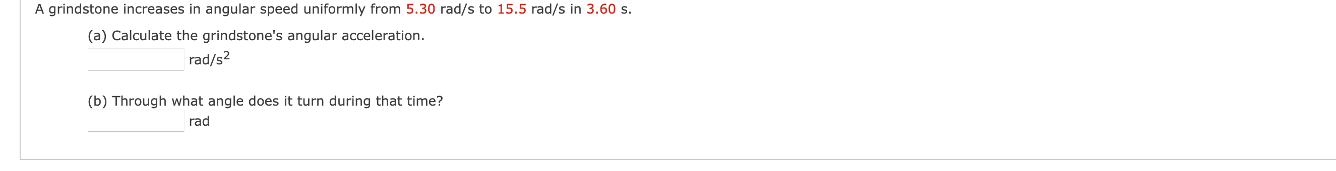 Solved A grindstone increases in angular speed uniformly | Chegg.com