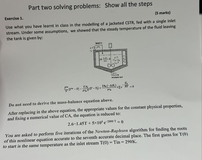Exercise 1. Use what you have learnt in class in the | Chegg.com