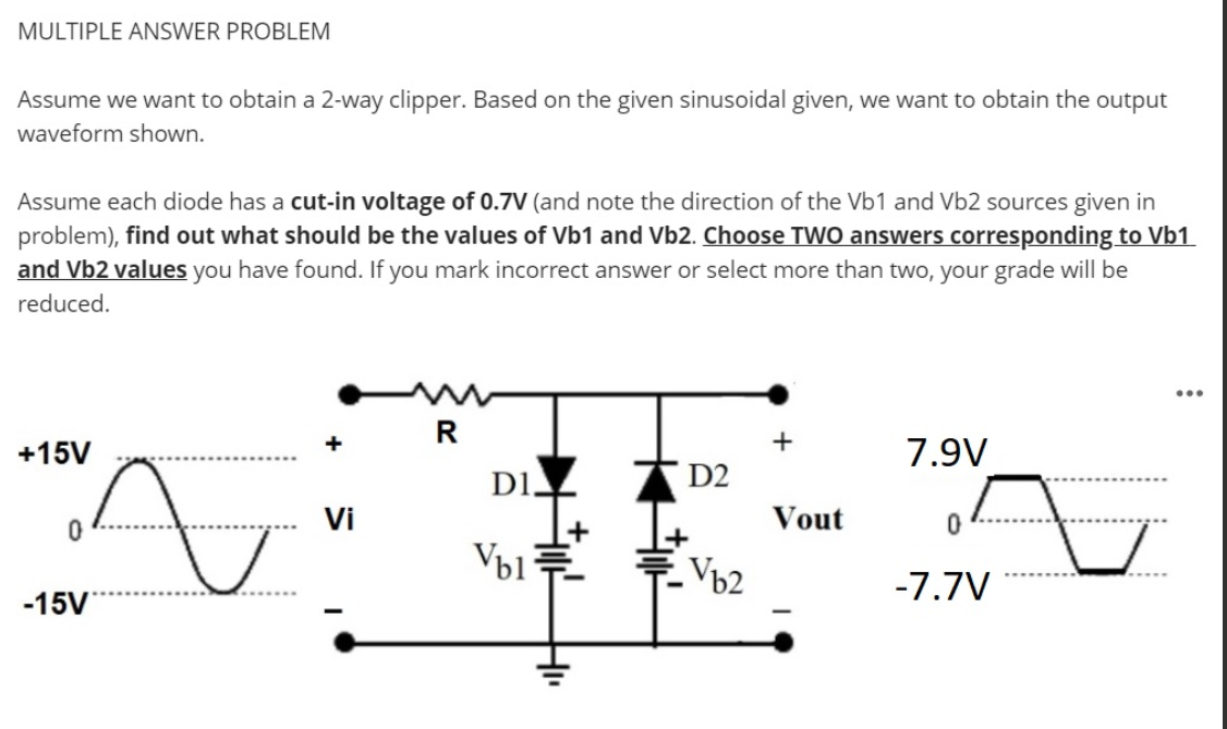Solved MULTIPLE ANSWER PROBLEM Assume we want to obtain a | Chegg.com
