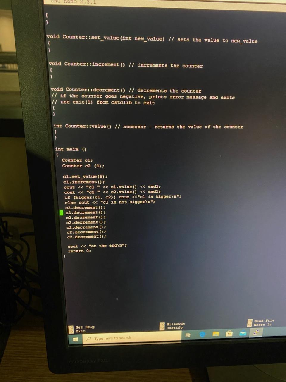Solved #include finclude using namespace std; class | Chegg.com