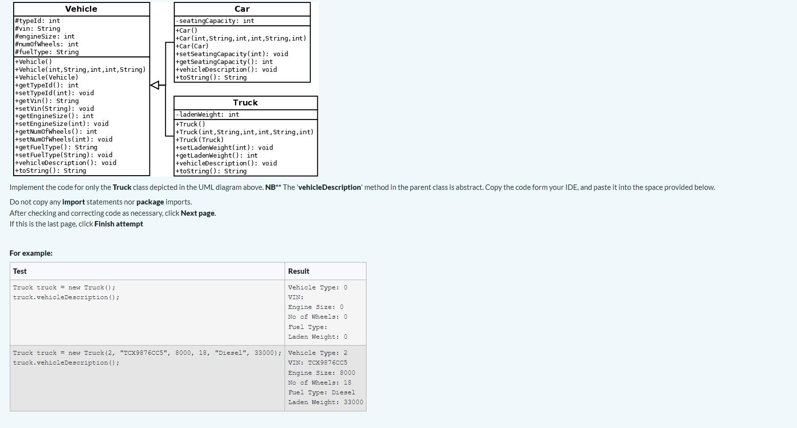 Solved DO NOT copy any import or package statements. After | Chegg.com