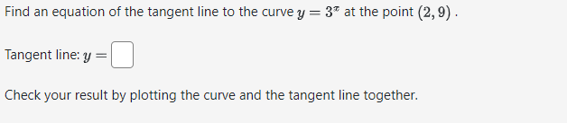 Solved Find an equation of the tangent line to the curve | Chegg.com
