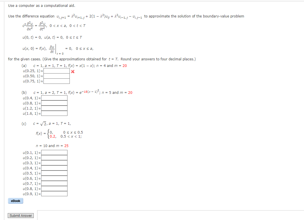 Solved Use a computer as a computational aid. Use the | Chegg.com
