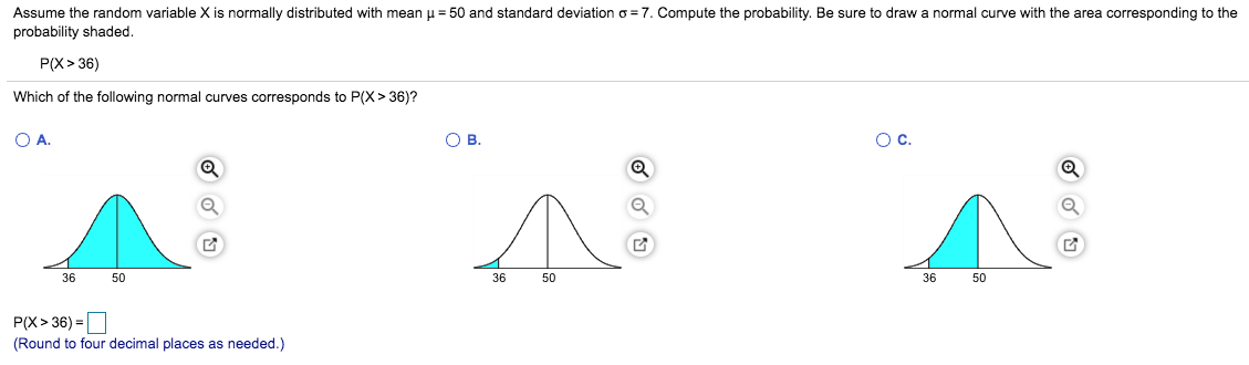 Solved Assume the random variable X is normally distributed | Chegg.com