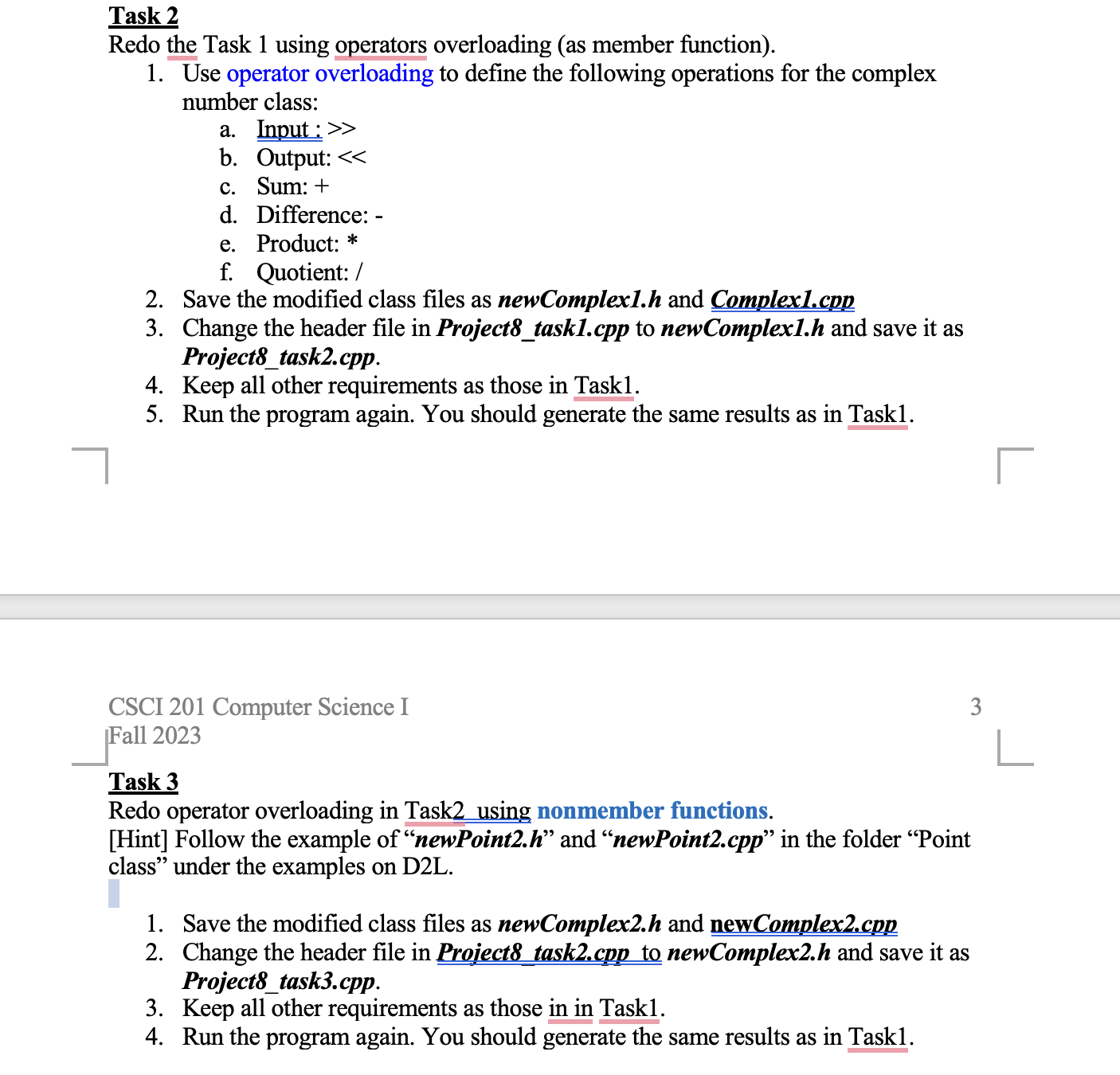 Solved oblem Description: clare and define a class for a | Chegg.com