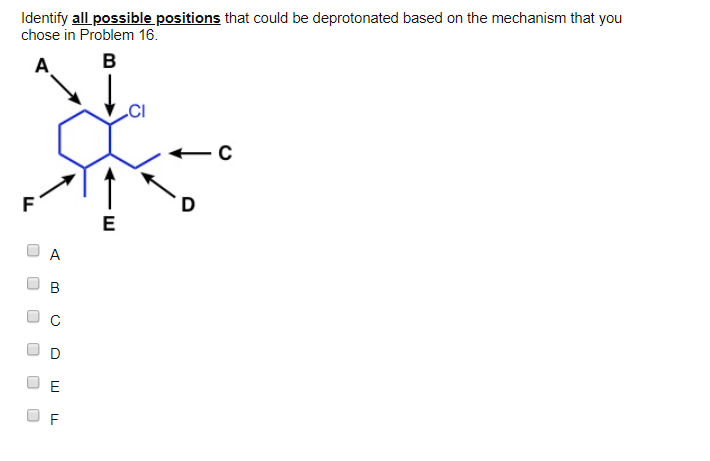 Solved Identify all possible positions that could be | Chegg.com