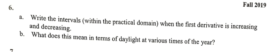 MATH 171 Project 3 Calculus I Fall 2019 The following | Chegg.com