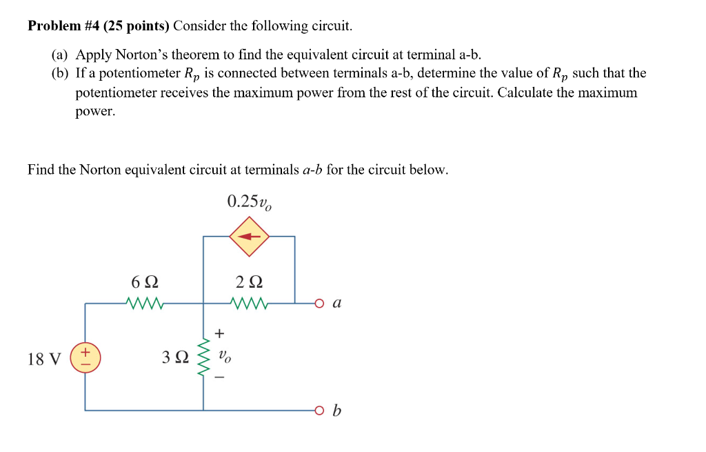 Solved Problem #4 (25 points) Consider the following | Chegg.com