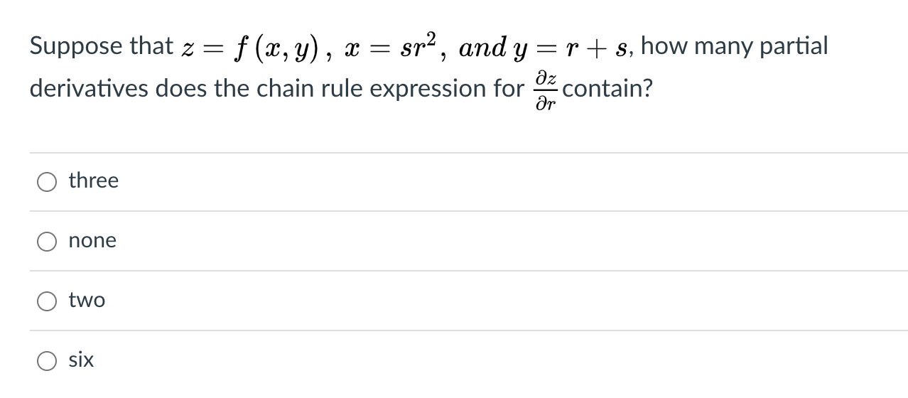 Solved Suppose that z = f (x, y), x = sp?, and y=p+s, how | Chegg.com