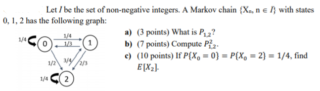 Solved 1/4 Let I be the set of non-negative integers. A | Chegg.com