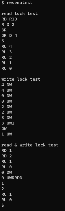 Solved Need Help With Xv6 Semaphores Read And Write Lock
