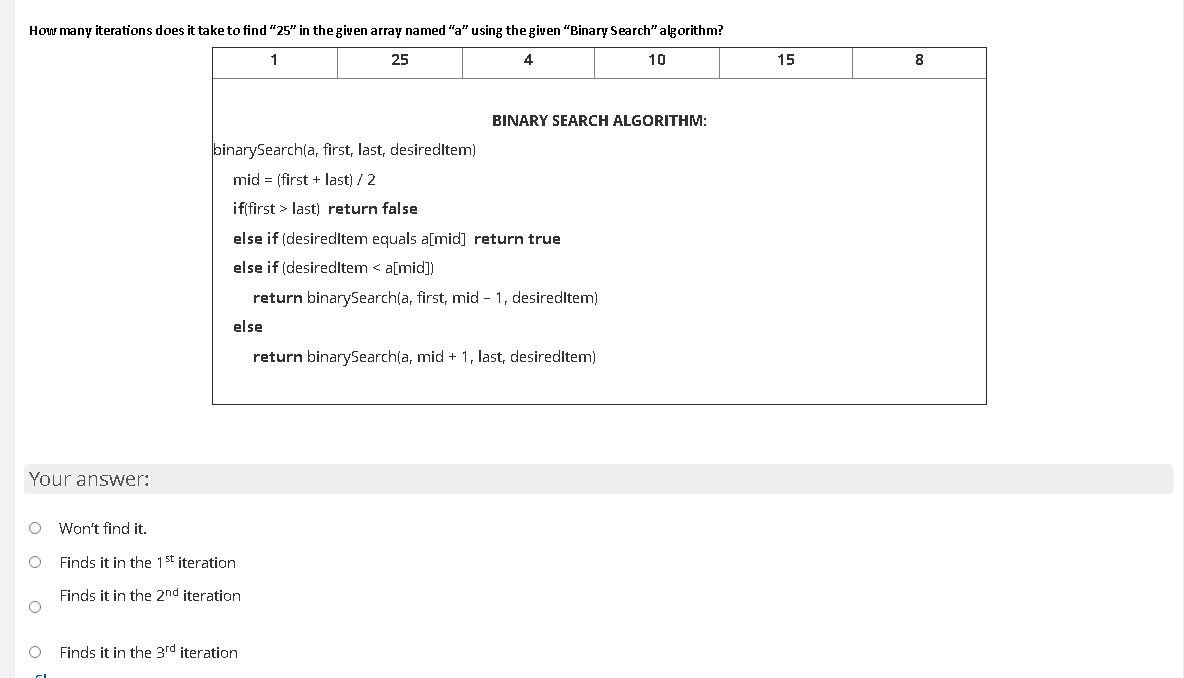 Solved How many iterations does it take to find Solved How many iterations does it take to find
