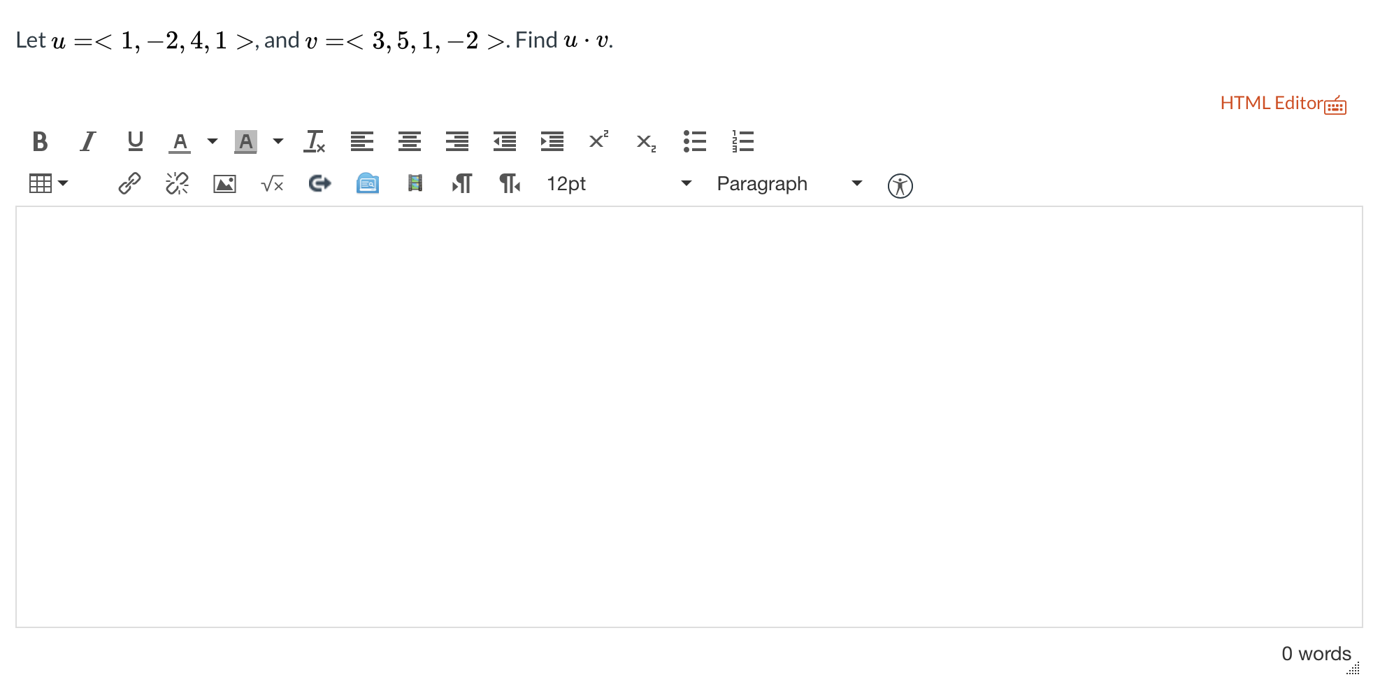 Solved Let u = , and v = . Find u. | Chegg.com Solved Let u = , and v = . Find u. | Chegg.com