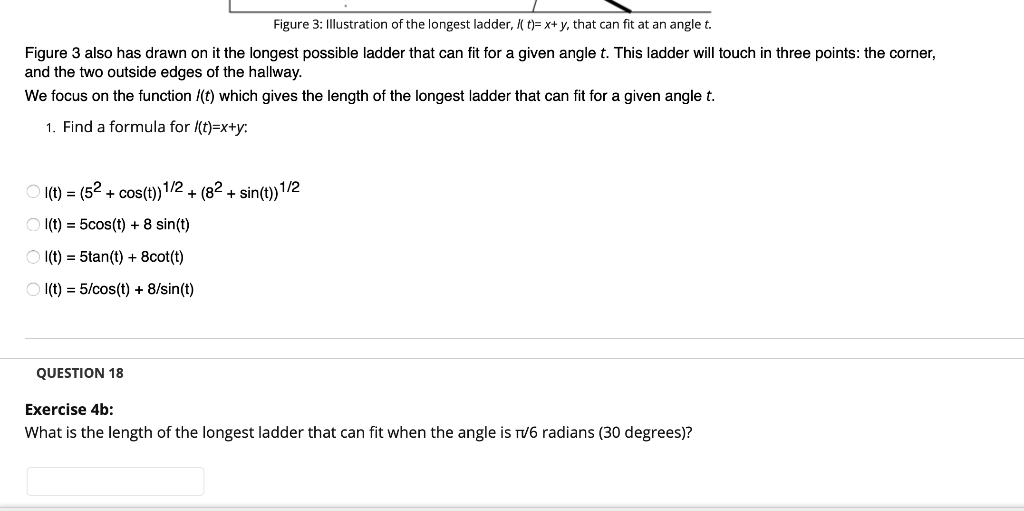 Solved Exercise 4a: The ladder problem A two-dimensional | Chegg.com