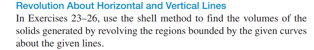 Solved Revolution About Horizontal and Vertical Lines In | Chegg.com