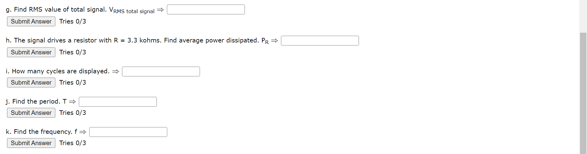 Solved Note: In LON-CAPA use V and A with no subscripts in | Chegg.com