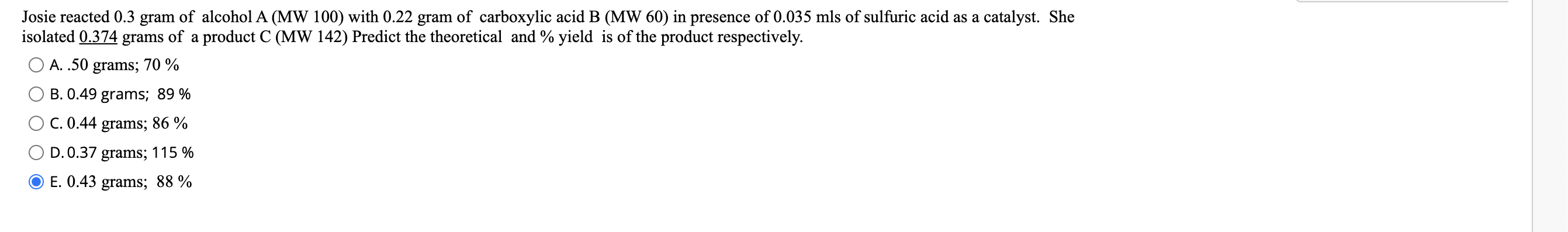Solved Multiple Response Question-Penalty for incorrect | Chegg.com