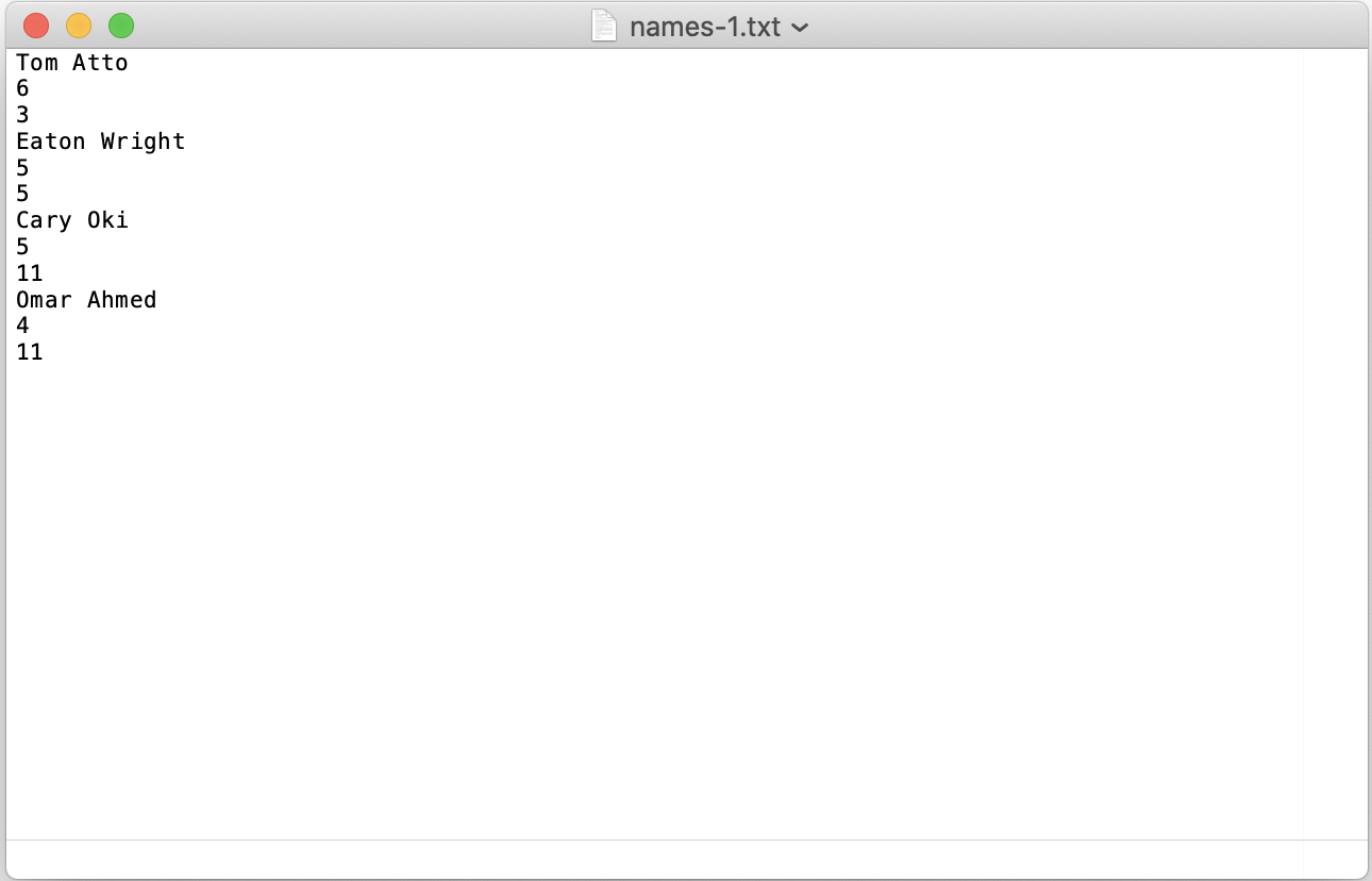 Solved File Reading And Loop Create A Project Named 