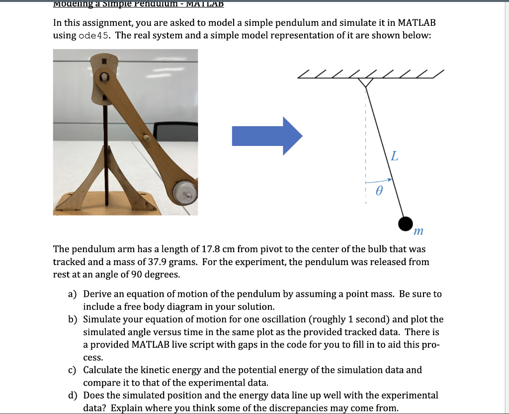 Solved In this assignment, you are asked to model a simple | Chegg.com
