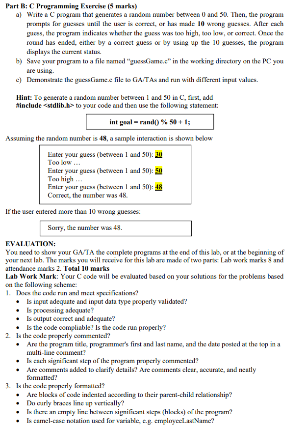 Solved Part A: Tracing Exercise (3 marks) What output does | Chegg.com