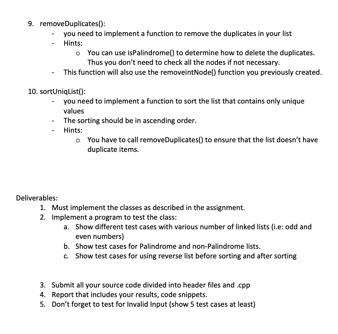 In this assignment, you are implementing an advanced | Chegg.com